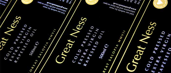 Cold Foil Label Embellishent | The Etiquette Labelling and Label ...