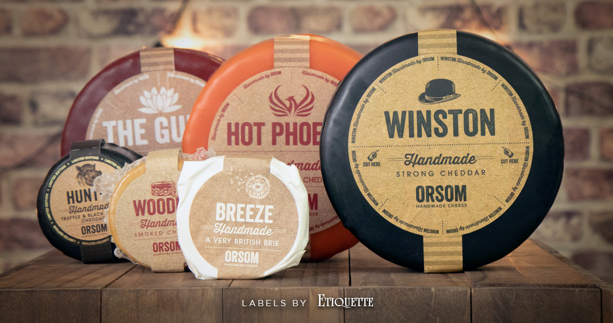 Printed Digital Labels For Orsom Cheese Packaging | The Etiquette ...